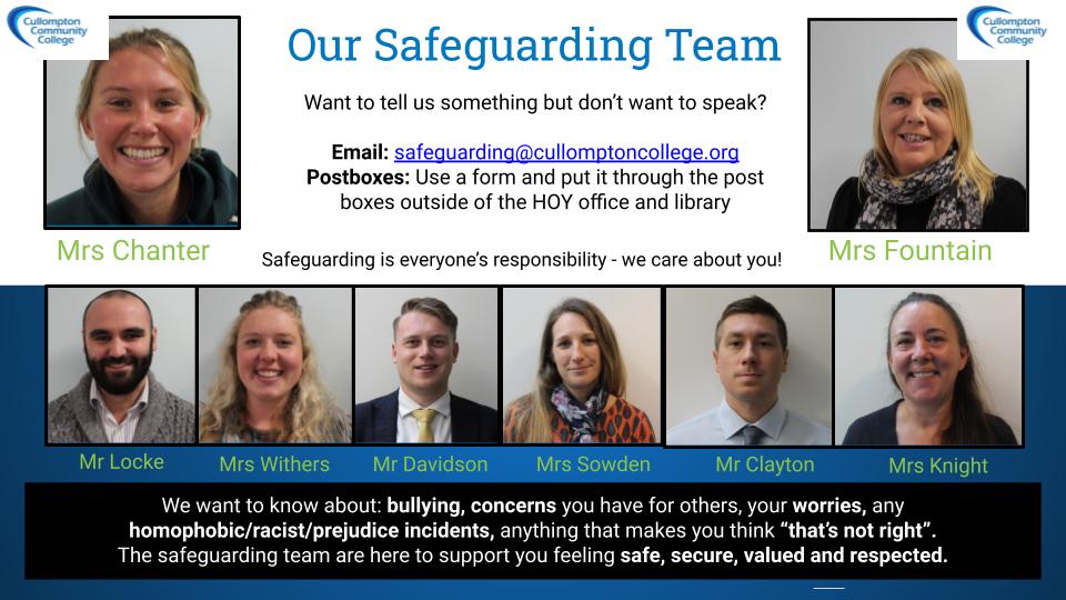 Safeguarding | Cullompton Community College